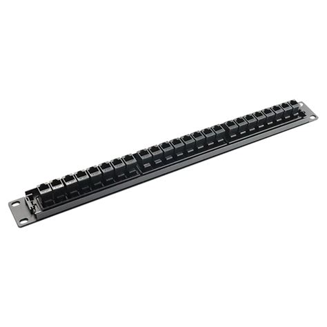 Oem Odm 19 дюймовая 1u 24 портовая Cat6 Utp Модуль вставка Keystone