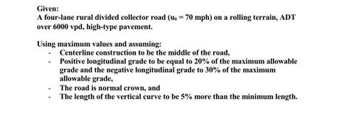 Solved A A Horizontal Curve Is Proposed With Deflection Chegg