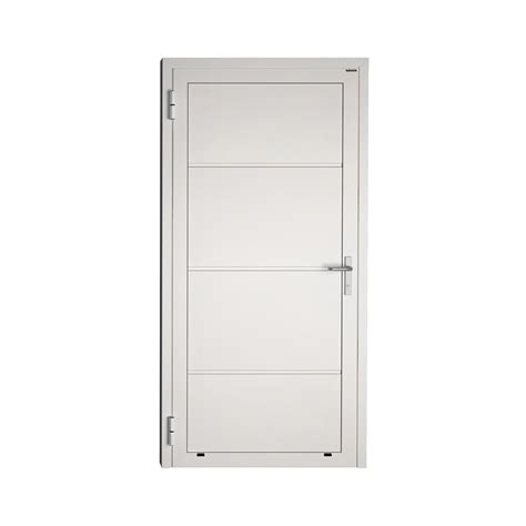 Drzwi gospodarcze panelowe DoorPro Panel gładki bez przetłoczeń Drzwi zewnętrzne techniczne
