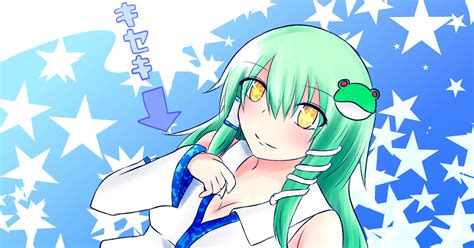 東方 1時間ドローイング 早苗 いろえんのイラスト Pixiv