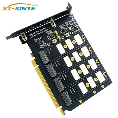 PCI E Signal Split Array Card Adapter Card 4 Port M 2 Nvme SSD To PCIE