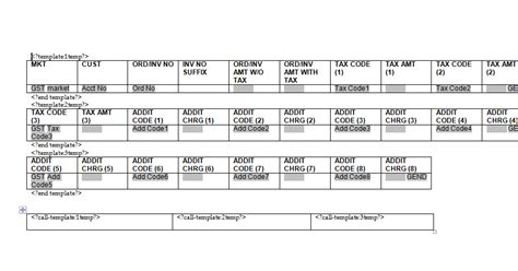 ORACLE TECH CENTER RTF Template Having More Columns In Oracle Apps