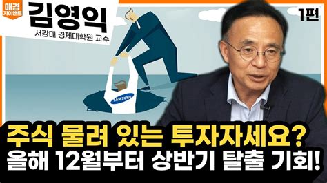 주식 시장에 당하지 마세요 김영익 교수가 짚은 증시 전망｜김영익 서강대 경제대학원 교수｜자이앤트썰 Youtube