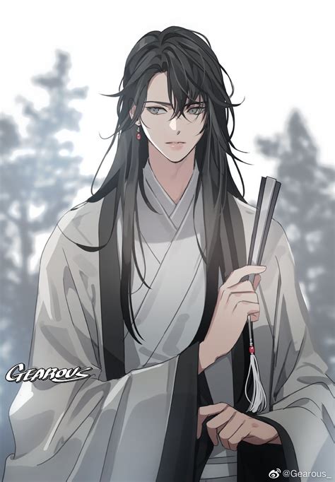 Gearous Qiang Jin Jiu Shen Zechuan Commentary Hashtag Only Commentary Highres Boy Artist