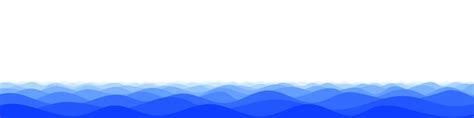 Векторный рисунок волн на море естественный фон Премиум векторы