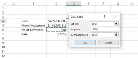 goal seek excel function step by step guide to what if analysis