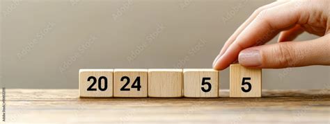 Planning For With Wooden Blocks Representing Transition And Growth
