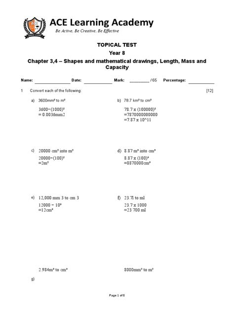c3 4 test with answers pdf triangle metrology