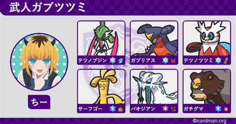 【s8 最終232位 R2023】武人ガブツツミ Chi Pokes Blog