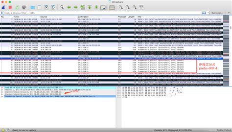 报文分析笔记 常见wireshark报文标记fragmented Ip Protocol Csdn博客