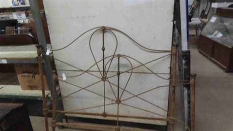 Vintage Wrought Iron Bed Mcsherry Auction Service Ltd