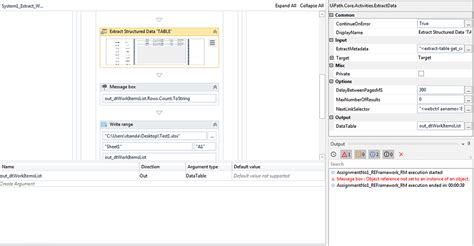 Assignment No 1 Output Extracted Table To Out Argument Datatable Academy Feedback Uipath