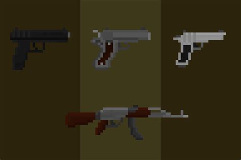 I Made Some Pistols And An Ak 47 What Do You Guys Think Raltgamedev