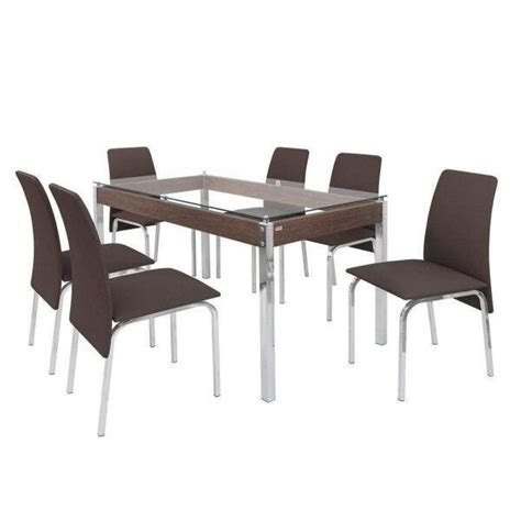Conjunto De Mesa 6 Cadeiras Barcelona Ciplafe MadeiraMadeira