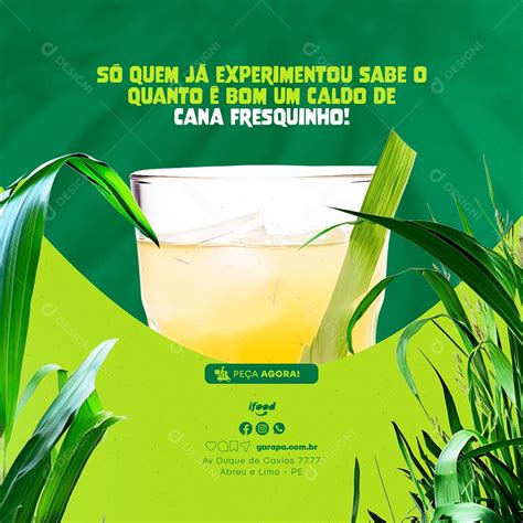 Só Quem Já Experimentou Sabe O Quanto É Bom Um Caldo De Cana Garapa