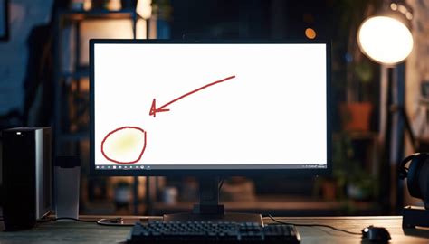 yellow spots on monitor screen what to do