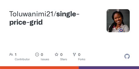 Github Toluwanimi21 Single Price Grid