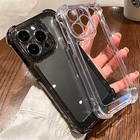 Ốp Lưng Iphone Tpu Silicon Mềm Chống Sốc Bo 4 Góc Trong Suốt Siêu Chống