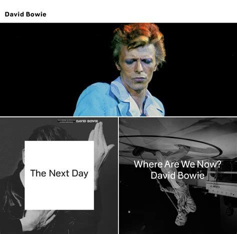 Barnbrook New David Bowie Website Album Artwork