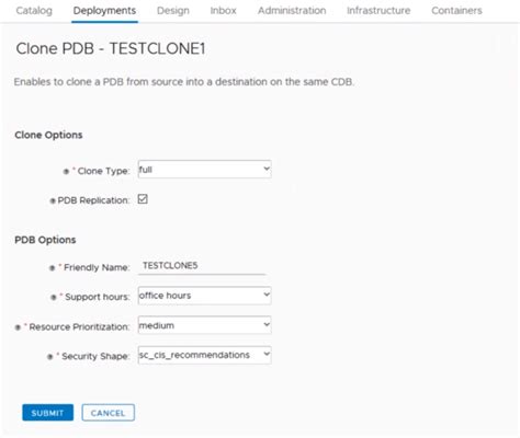Clone Pluggable Database Pdb Enterprise Service Cloud Docs