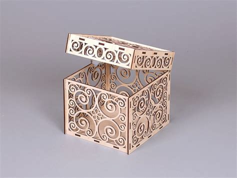 Decorative Box With Lid This Cnc Files DXF CDR SVG Dxf Etsy