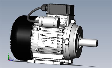 电机0 75kW SOLIDWORKS 2012 模型图纸下载 懒石网