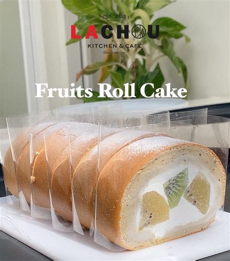 New Fruit Roll Cake🥝🍓🍇 Elevating Lachou Kitchenandcafé