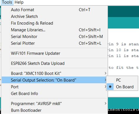 How To Code For Uart Connection Between Xmc Boot Kit To Esp Issue Infineon Xmc For