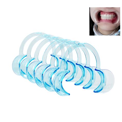 C Shape Dental Mouth Opener 10pcs Mouth Gag Dental Orthodontic Tool
