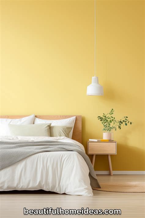 38 Beautiful Yellow Bedroom Design Ideas To Liven Up Your Bedroom