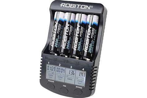 Интеллектуальное зарядное устройство Robiton MasterCharger Pro LCD ...