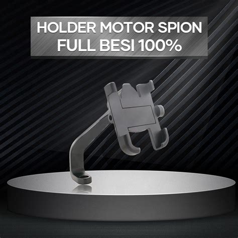 Jual Holder Hp Motor Full Besi Spion Motor Universal Shopee Indonesia