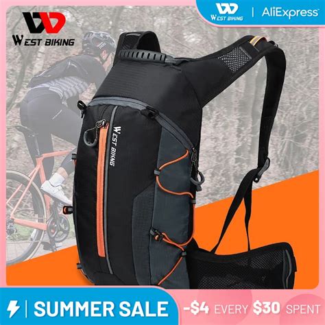 West Biking 통기성 사이클링 백팩 방수 초경량 접이식 자전거 가방 야외 등산 여행 하이킹 사이클링 가방 10l자전거 가방 And 짐바구니 Aliexpress
