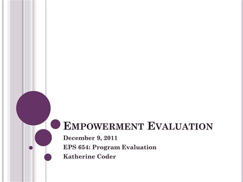 PPT Empowerment Evaluation PowerPoint Presentation Free Download ID 1966676