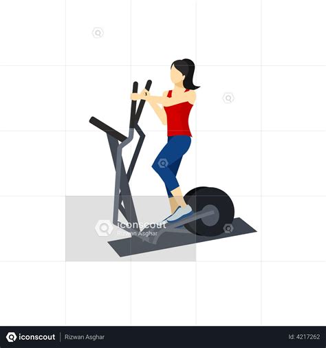 girl on elliptical bike animation free download people animations