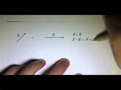 Subtracting Vectors Graphically 01 YouTube