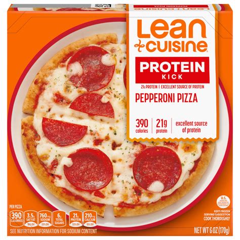 Save On Lean Cuisine Protein Kick Pepperoni Frozen Pizza Order Online