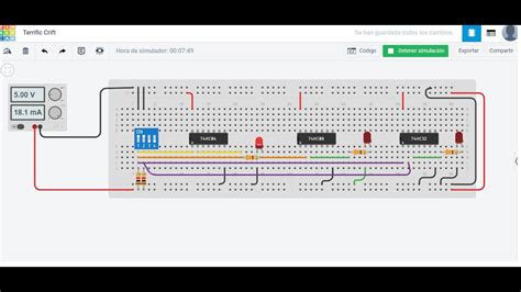 Compuertas NOT AND OR Montaje En Protoboard YouTube