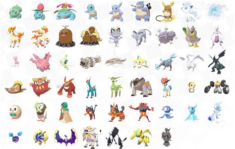 ポケモン剣盾ホーム配信で過去作の35匹のポケモンリージョン原種が新たに解禁伝説幻もダイマックス可能と判明 ぽけりんポケモンまとめ