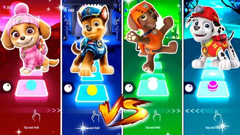 Paw Patrol The Mighty Movie Marshall 🆚 Zuma 🆚 Chase Exe 🆚️ Tracker