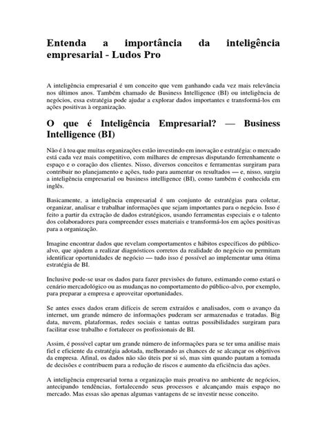 110 Inteligência Empresarial Pdf