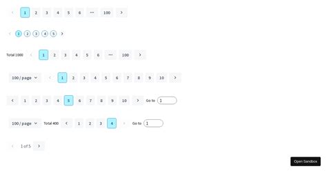 Pagination Codesandbox
