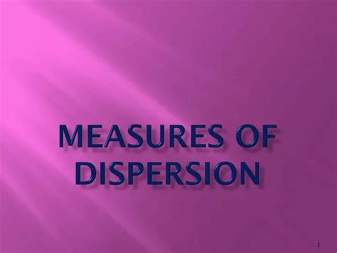 Ppt Measures Of Dispersion Powerpoint Presentation Free Download
