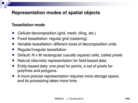 Ppt Spatial Databases Characteristics Models And Representations Powerpoint Presentation