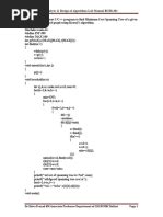 Analysis & Design of Algorithms Lab (BCSL404) | PDF