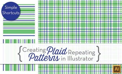 Creating Repeating Plaid Patterns Roundup Courses Free Tutorials On Adobe Illustrator Tech