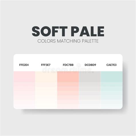 Soft Pale Color Scheme Color Trends Combinations And Palette Guide Colour Chart Idea