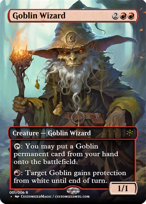 Goblin Wizard Magic The Gathering Proxy Cards