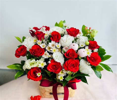 레드톤 꽃바구니 기본형 배민 장보기∙쇼핑