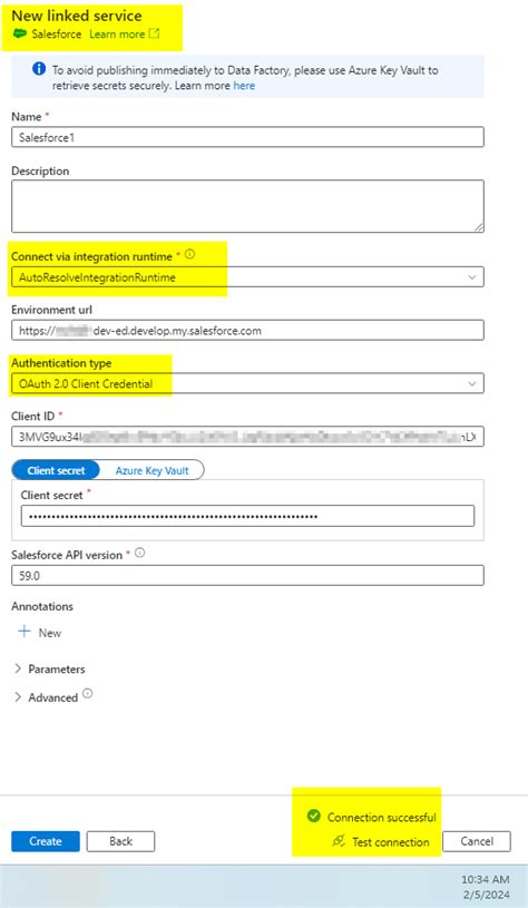 [bug]error while connecting to salesforce marketing cloud via adf